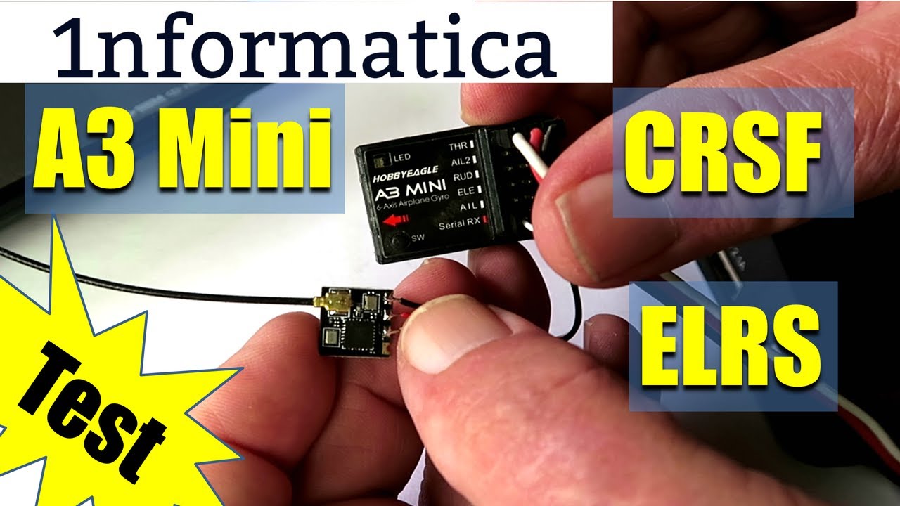 HobbyEagle A3 Mini TBS Crossfire CRSF Protocol Support - YouTube