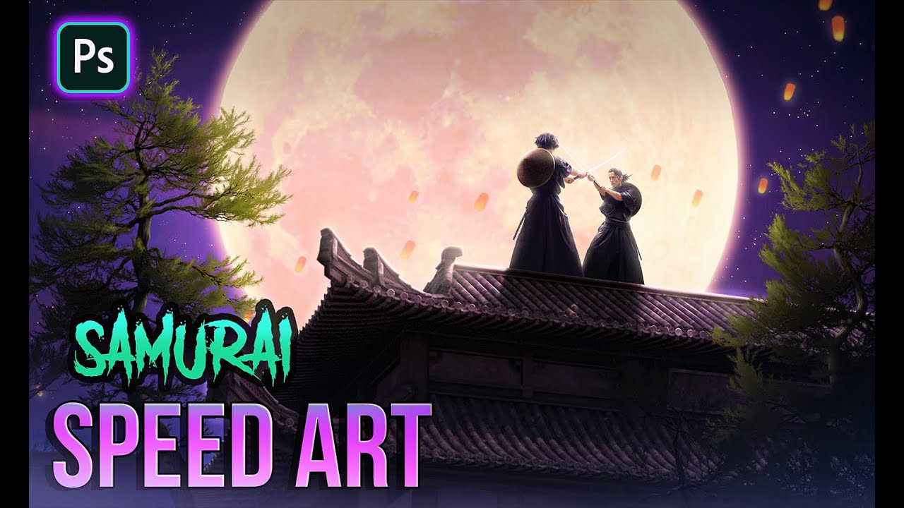 Watch me create a samurai fight in Photoshop - Photo Manipulation Speed ...
