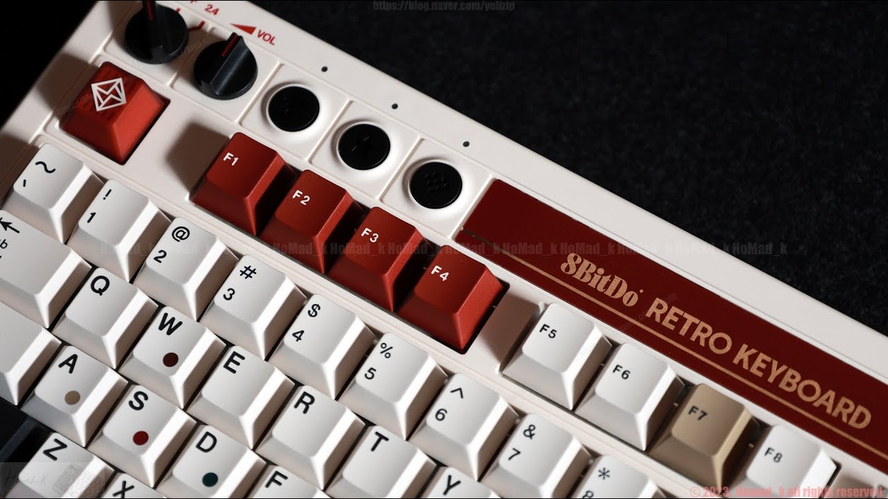 레트로 스타일 키보드 8BitDo Retro Keyboard - YouTube