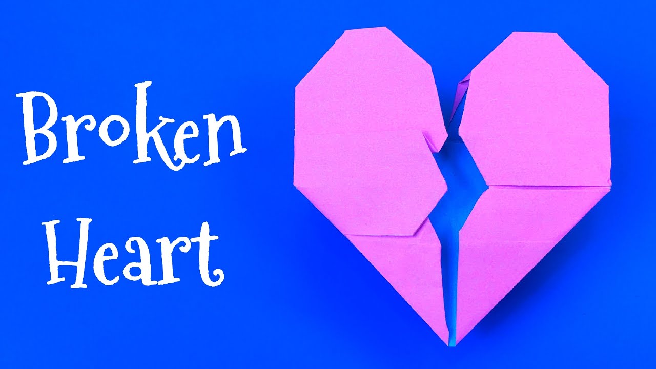 How to make a broken heart with origami 🟩 make a broken heart out of ...