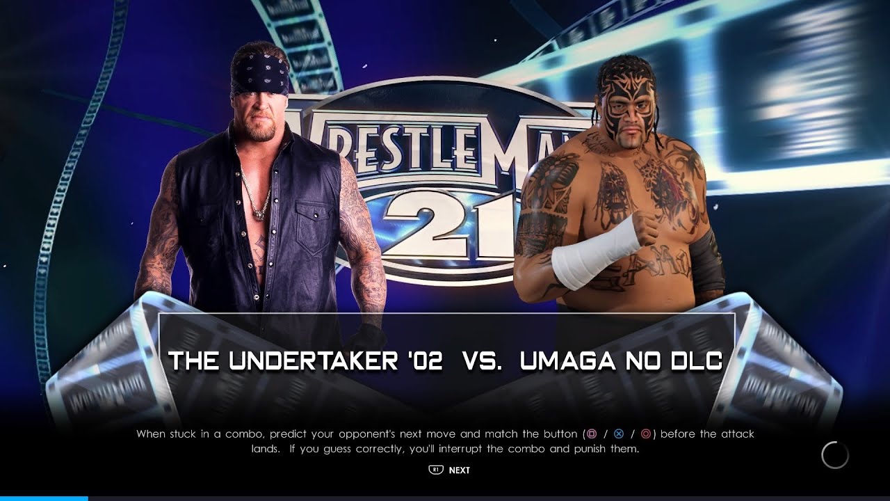 WWE 2K22_ The Undertaker Vs Umaga In Normal Match Gameplay On PS4 ...