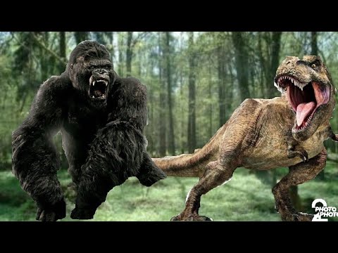 Kong (2005) vs. Rexy - YouTube