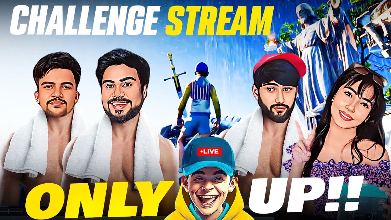 COLGATE CHALLENGE IN ONLY UP WITH @AntaryamiGaming @NinjaLio @HusnaYT ...