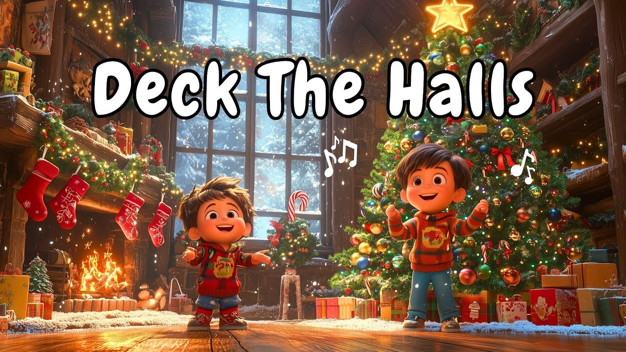 Deck the Halls: A Joyful Christmas Song for Kids! | Happy Beats ...