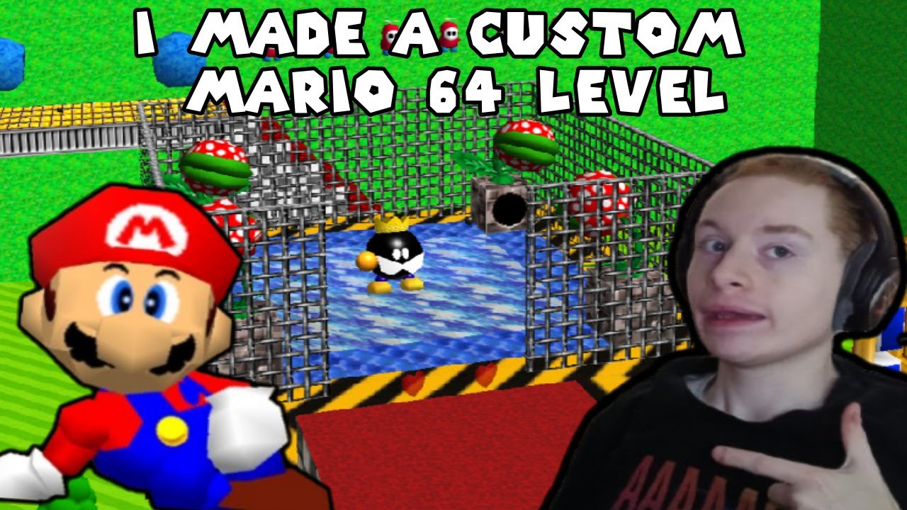 I MADE A Custom Super Mario 64 Level - YouTube