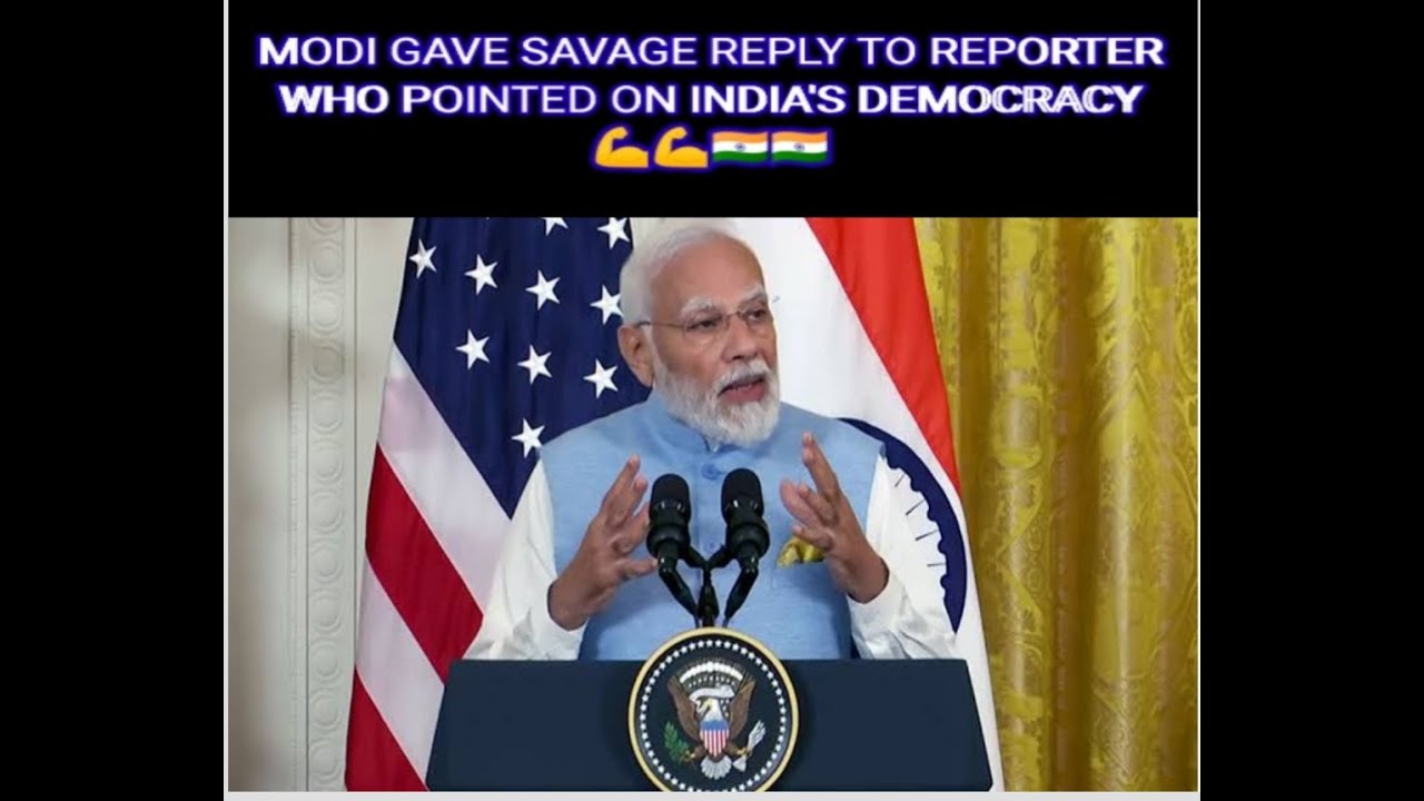 MODI GAVE A SAVAGE REPLY TO A REPORTER WHO WAS QUESTIONING ABOUT INDIAN ...