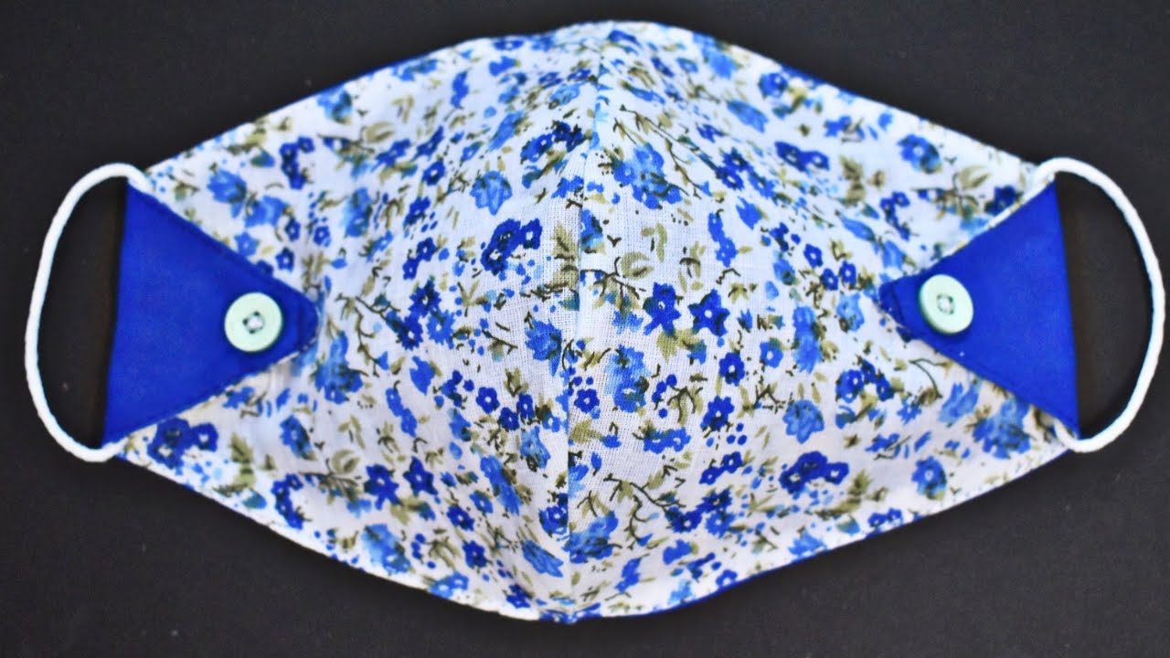 New Pattern | How To : Face Mask Making At Home | Mask Making Ideas ...