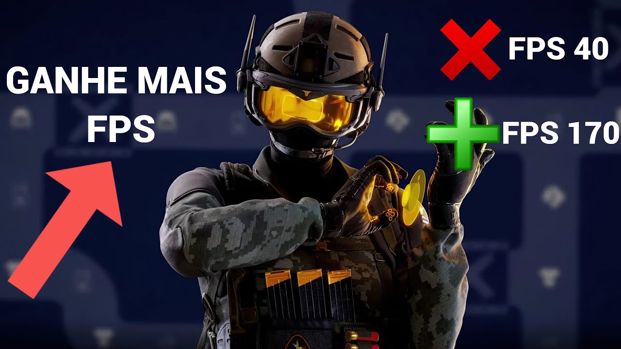 MELHOR CONFIG PARA GANHAR MAIS FPS NO R6 PC | Rainbow Six Siege ...
