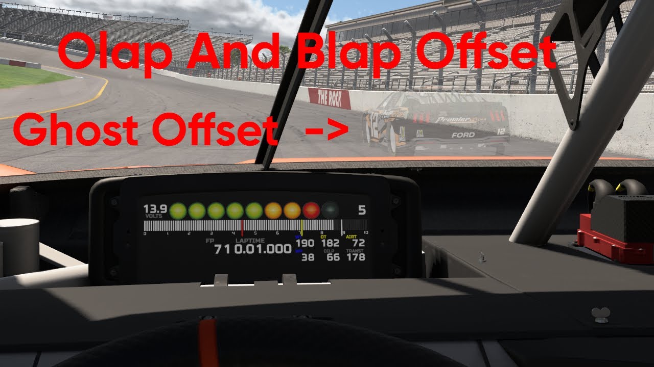 Using OLAP and BLAP with Ghost Offset iRacing - YouTube