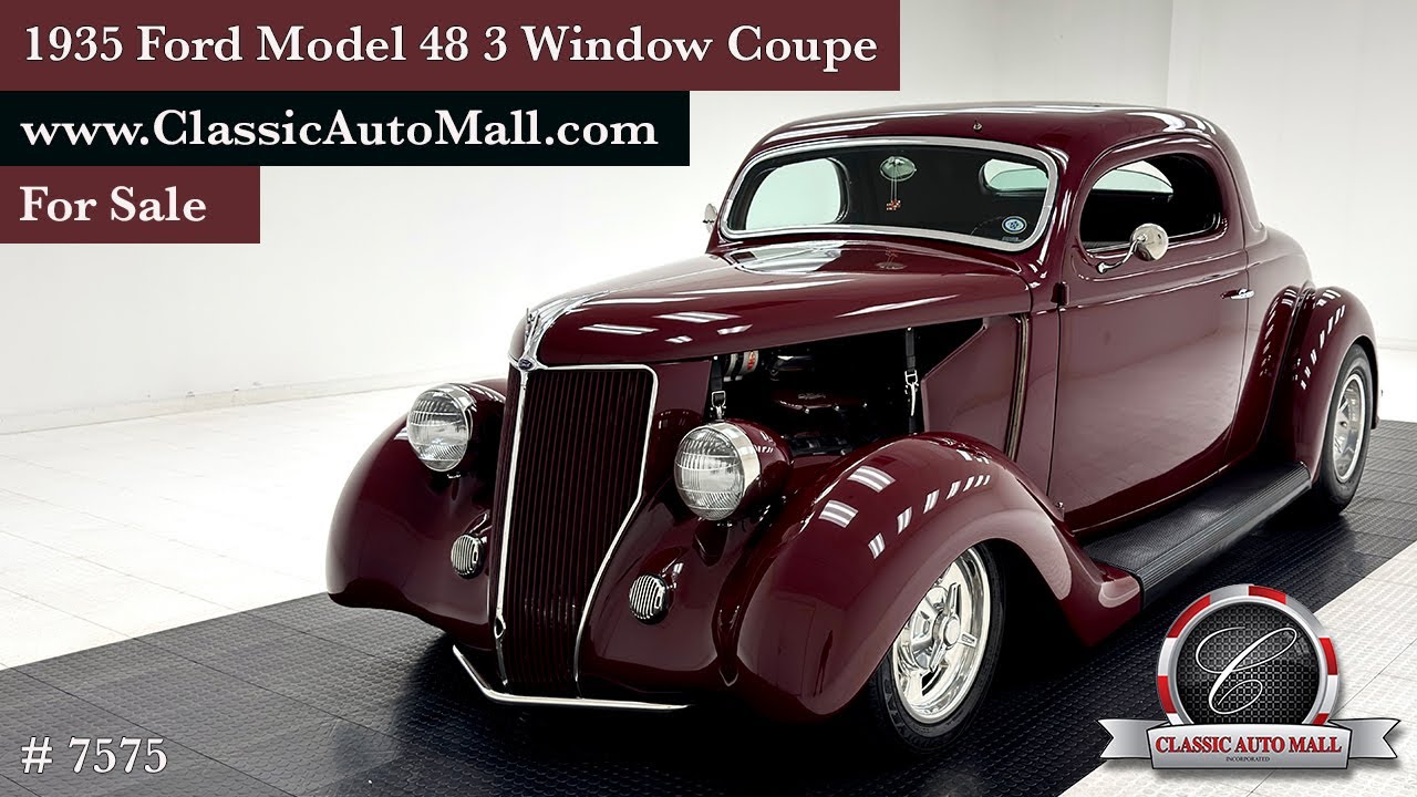 1935 Ford Model 48 3 Window Coupe - Sold -Consignments at Classic Auto ...