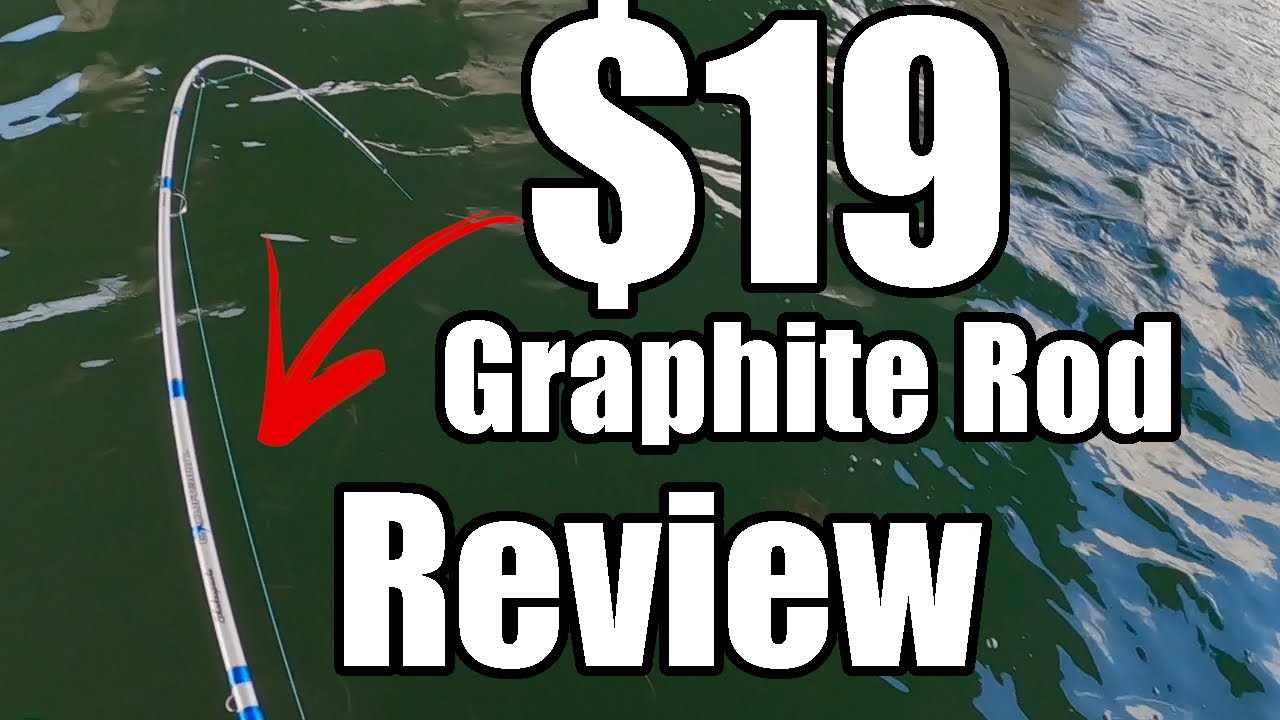 Under $20 Good Low Cost Graphite Fishing Rod, Budget Spinning Rod ...