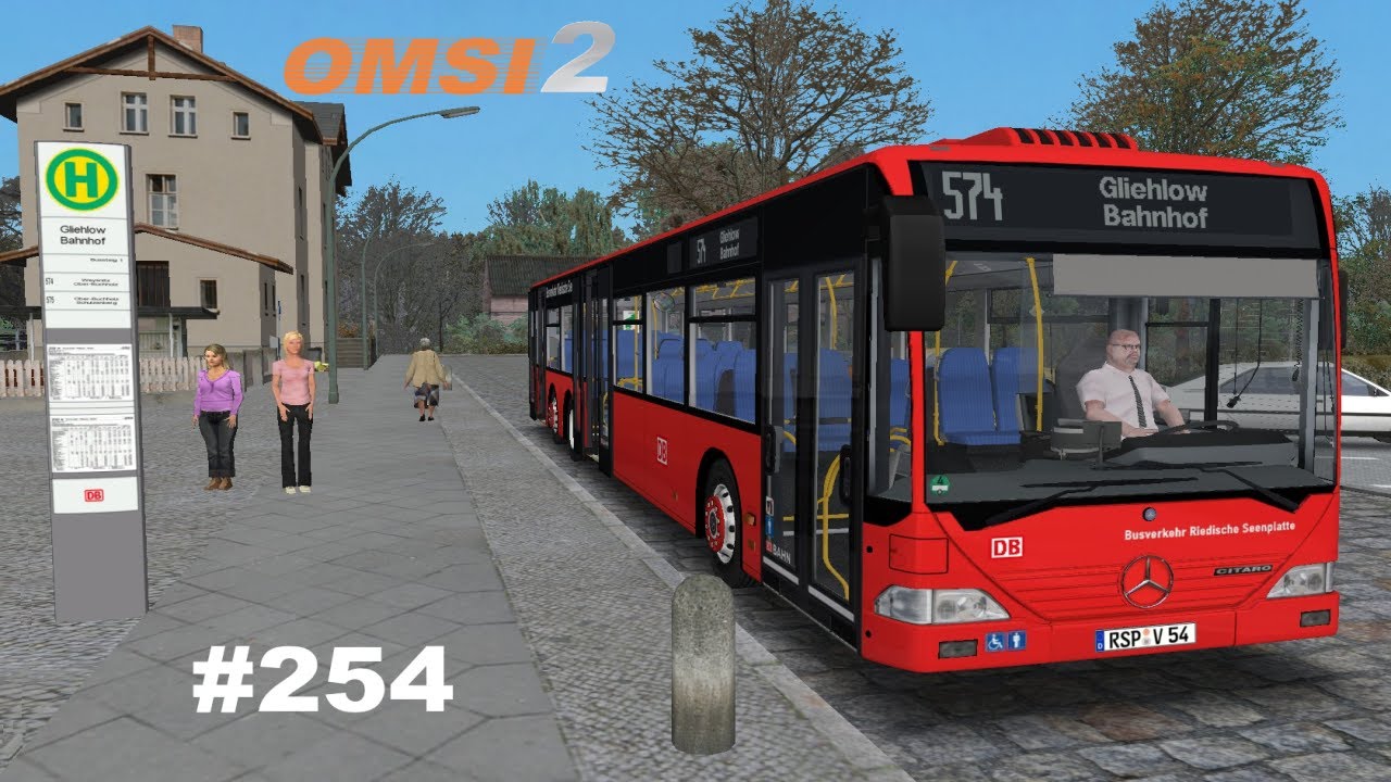 OMSI 2 - #254 "Mercedes-Benz Citaro LÜ" - YouTube