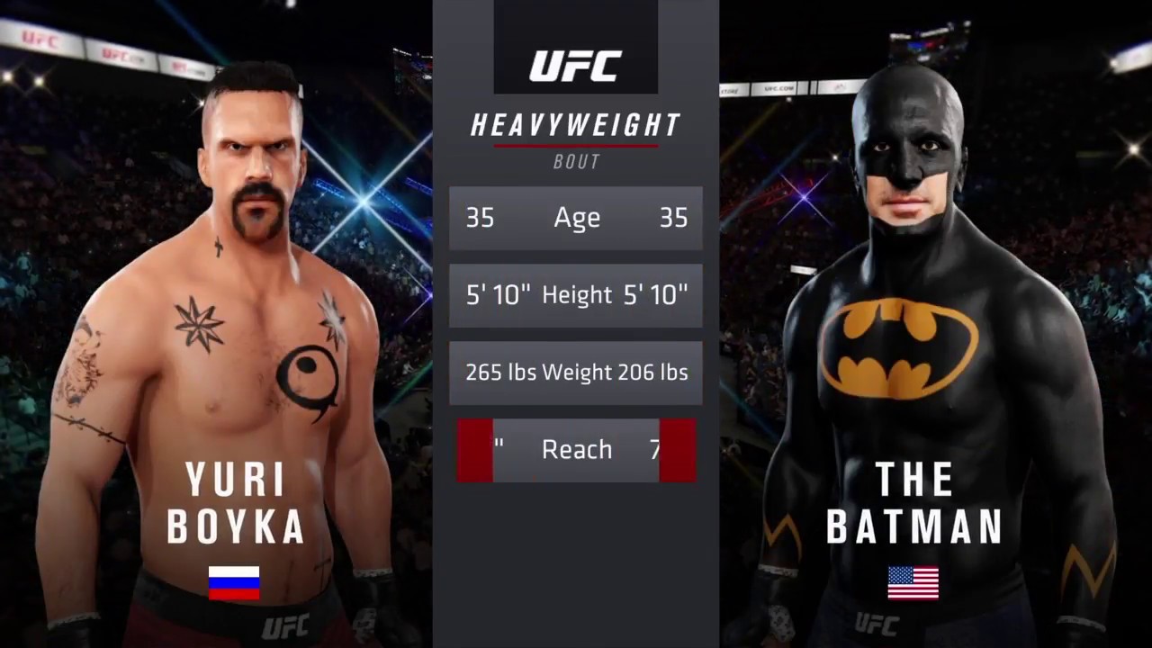 Yuri Boyka vs. Batman (EA sports UFC 3) - CPU vs. CPU - Crazy UFC 👊🤪 ...