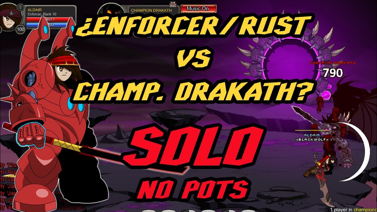 ¿Enforcer/Rustbucket vs Champion DRAKATH? SOLO no potions(ME REVIENTA ...