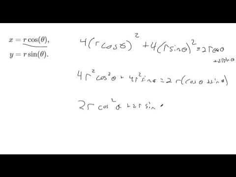 Convert equations between polar and rectangular form - YouTube