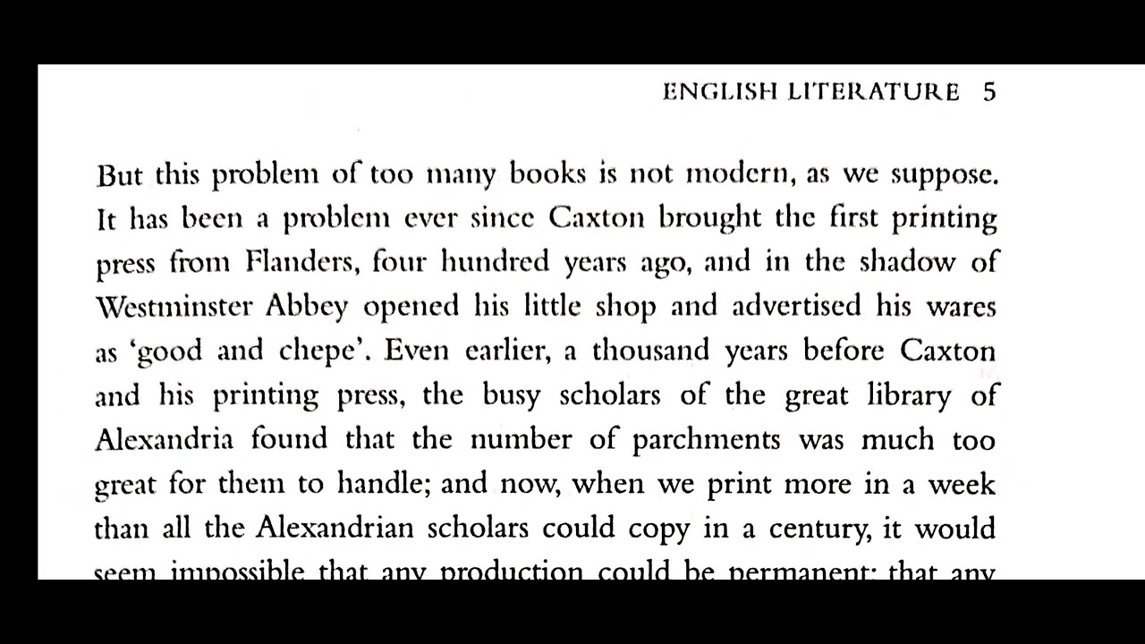 Qualities of literature ( PERMANENCE) W.J. Long - YouTube