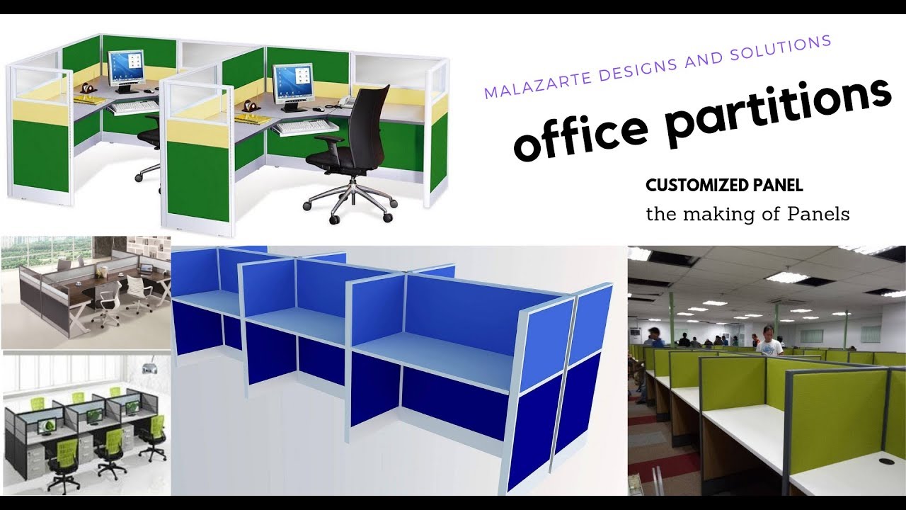 How to Make Office Partitions - YouTube