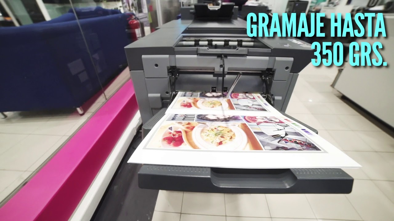 Accurio Press 3080 de Konica Minolta en Antalis - YouTube