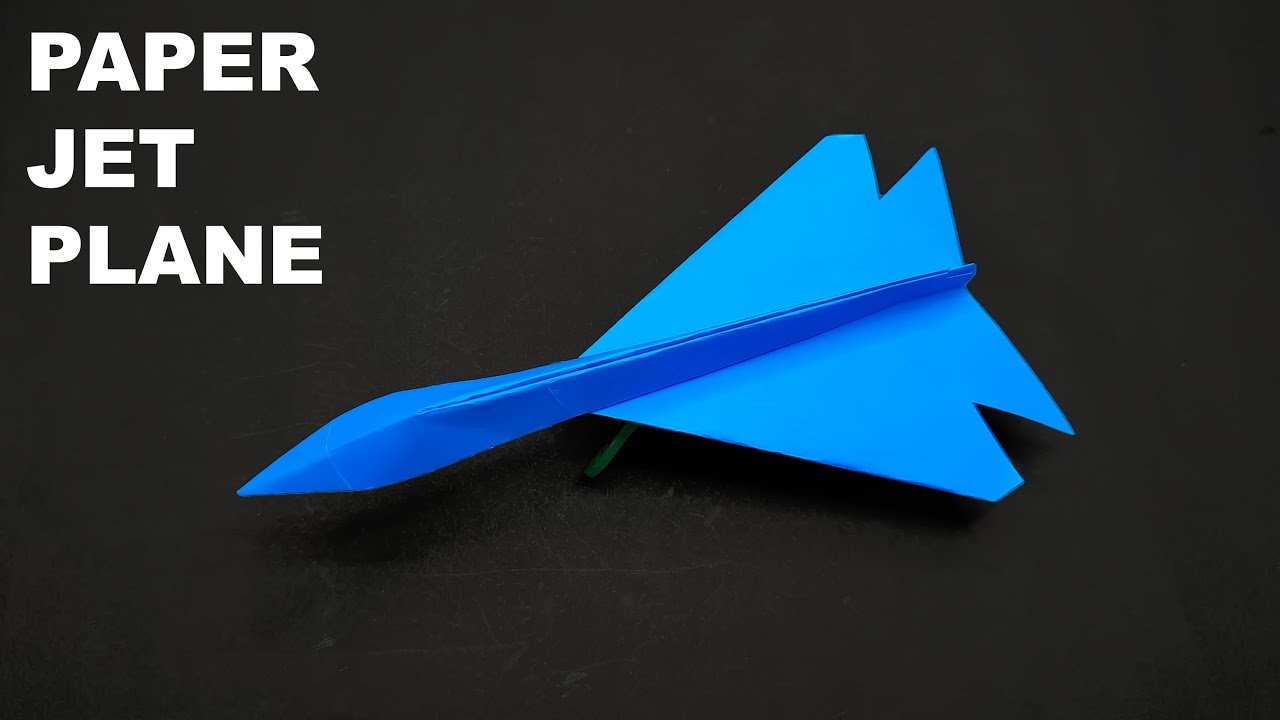 Best Origami Paper Jet | How to make a paper airplane model | Origami ...