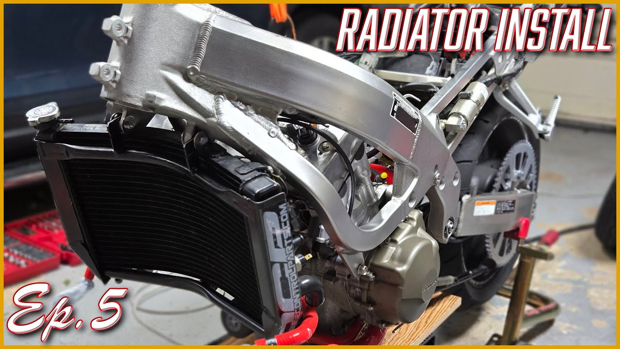 2006 F4i Stunt Bike Build - Episode 5: The Best Radiator and Fan Setup ...