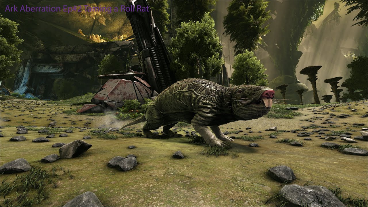 Ark Story Mode Aberration Episode #2 Taming a Roll Rat and Getting Some ...