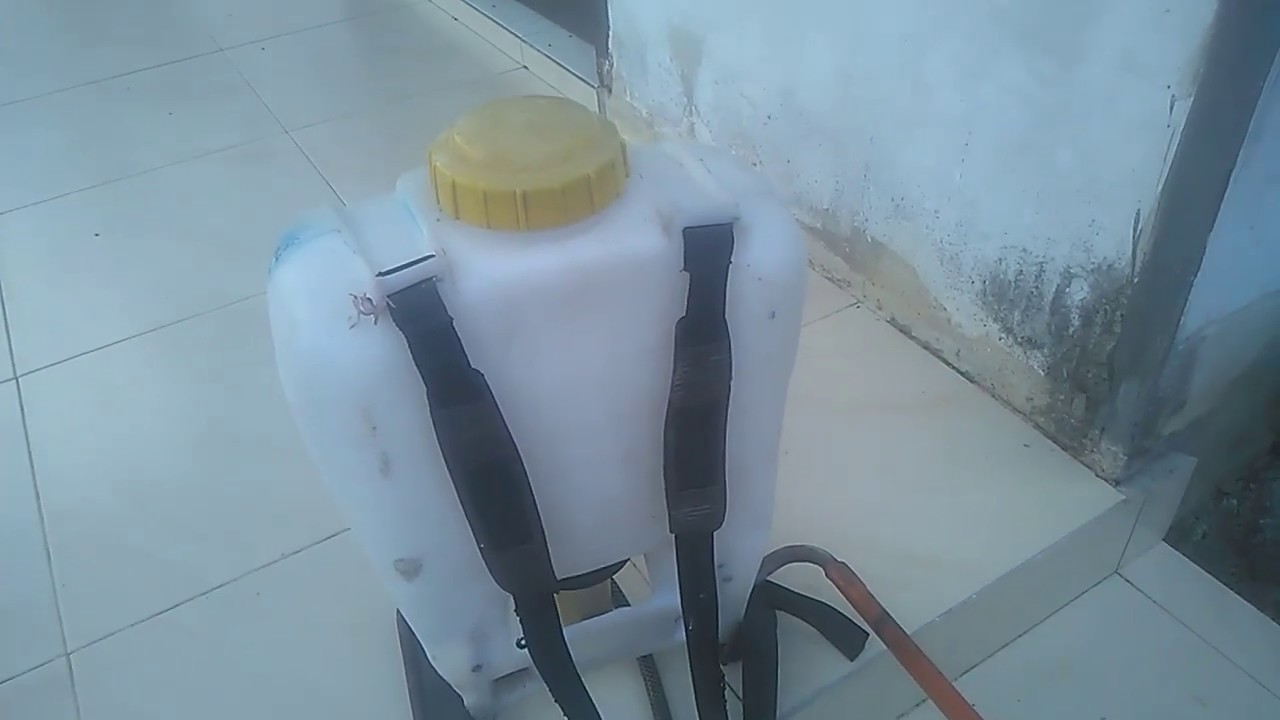 Cara mudah memperbaiki tank semprot bocor/rusak - YouTube