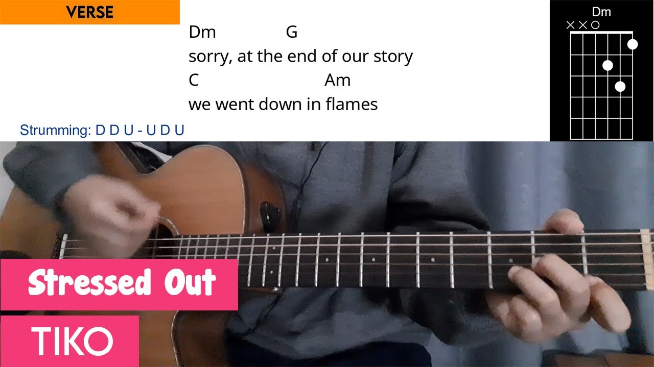 (Easy Chords) Stressed Out - Tiko | Lagu Healing Rafathar | Chords ...