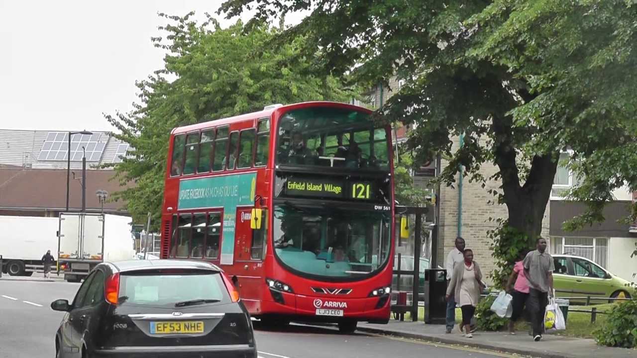 Arriva buses on route 121 around Enfield Lock on 2nd July 2013 - YouTube