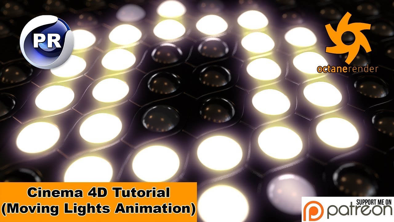 Moving Lights Animation (Cinema 4D Tutorial) - YouTube