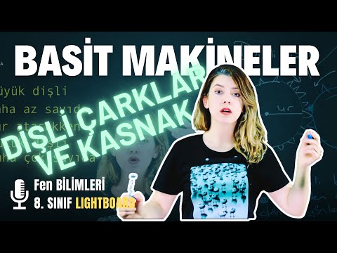 Dişli Çarklar ve Kasnaklar 8. Sınıf Fen Konu Anlatımı​ Derya Hoca Yayında #Lightboard | #Fen Bilgisi