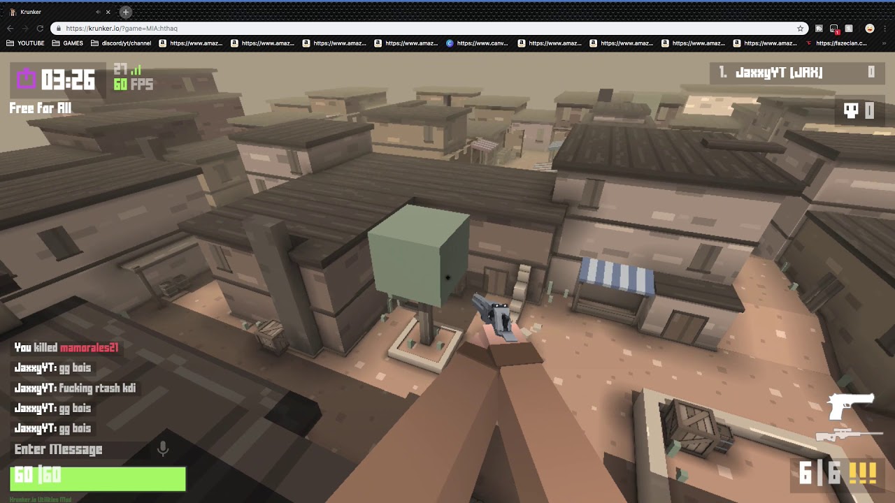 Krunker.io 14 minutes of learning sandstorm map - YouTube