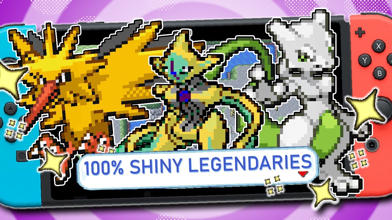 GUARANTEED SHINY LEGENDARIES IN FIRE RED / LEAF GREEN ON THE SWITCH 1 ...