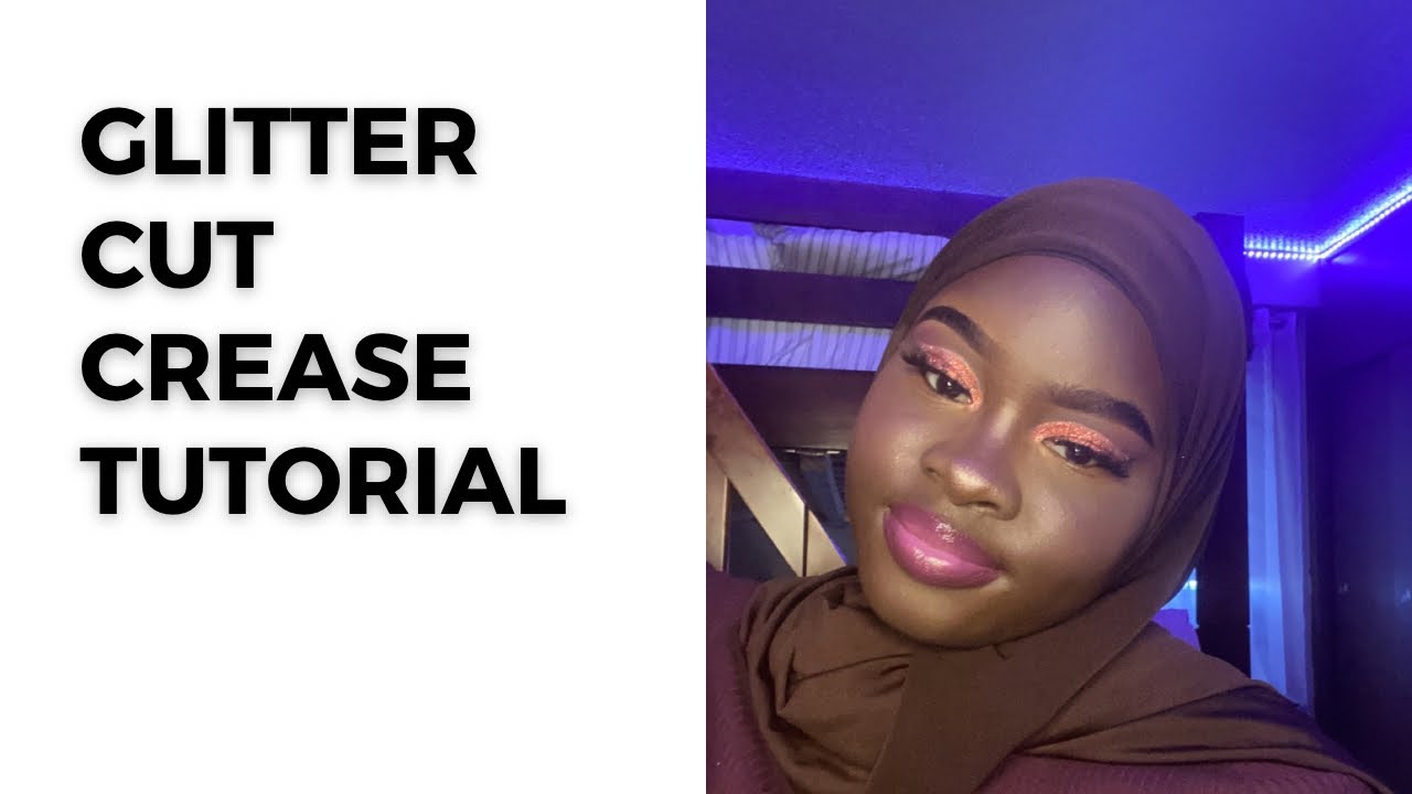 Glitter Cut Crease Makeup Tutorial - YouTube