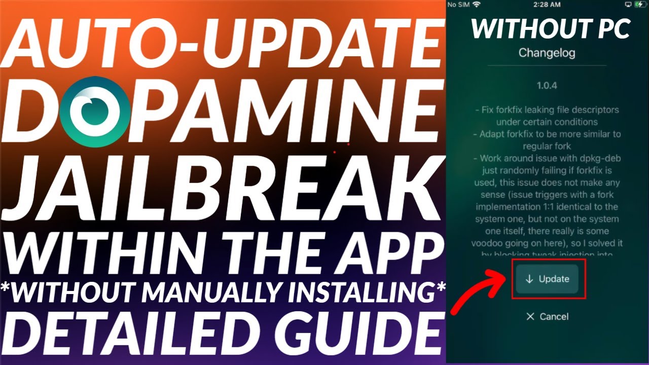 How to Update Dopamine Jailbreak Automatically Without Manually Installing | Detailed Guide ...