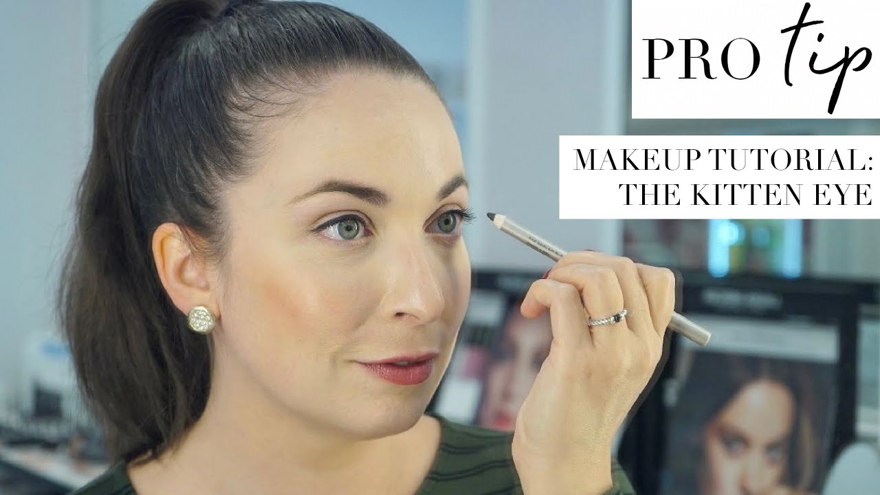 Makeup Tutorial: The Kitten Eye - YouTube