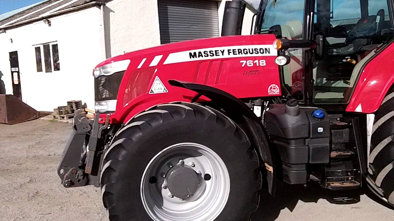 Massey Ferguson 7618 Dyna 6 50KPH - YouTube