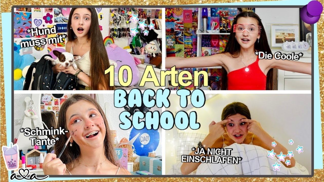 Wer kennt sie nicht 😂 10 ARTEN von BACK TO SCHOOL 💜 Alles Ava - YouTube