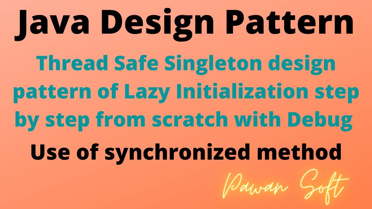 3 Thread Safe Singleton Design Pattern Use Of Synchronized Keyword 3 Thread Safe Singleton Design Pattern Use Of Synchronized Keyword