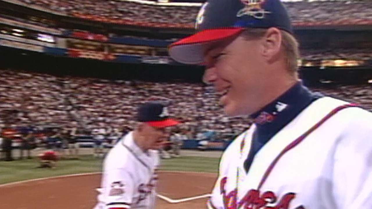 2000 ASG: Chipper's All-Star introduction in Atlanta - YouTube