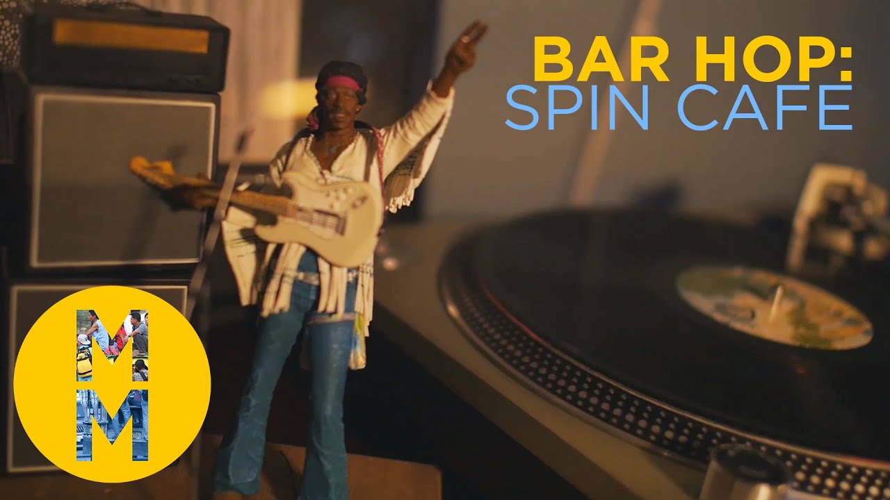 Hidden Bar and Time Machine - BAR HOP | Spin Cafe - YouTube