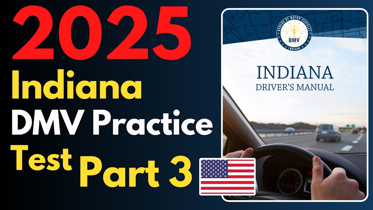 Indiana DMV Permit Practice Test | Part 3 | USA DMV Permit Practice ...