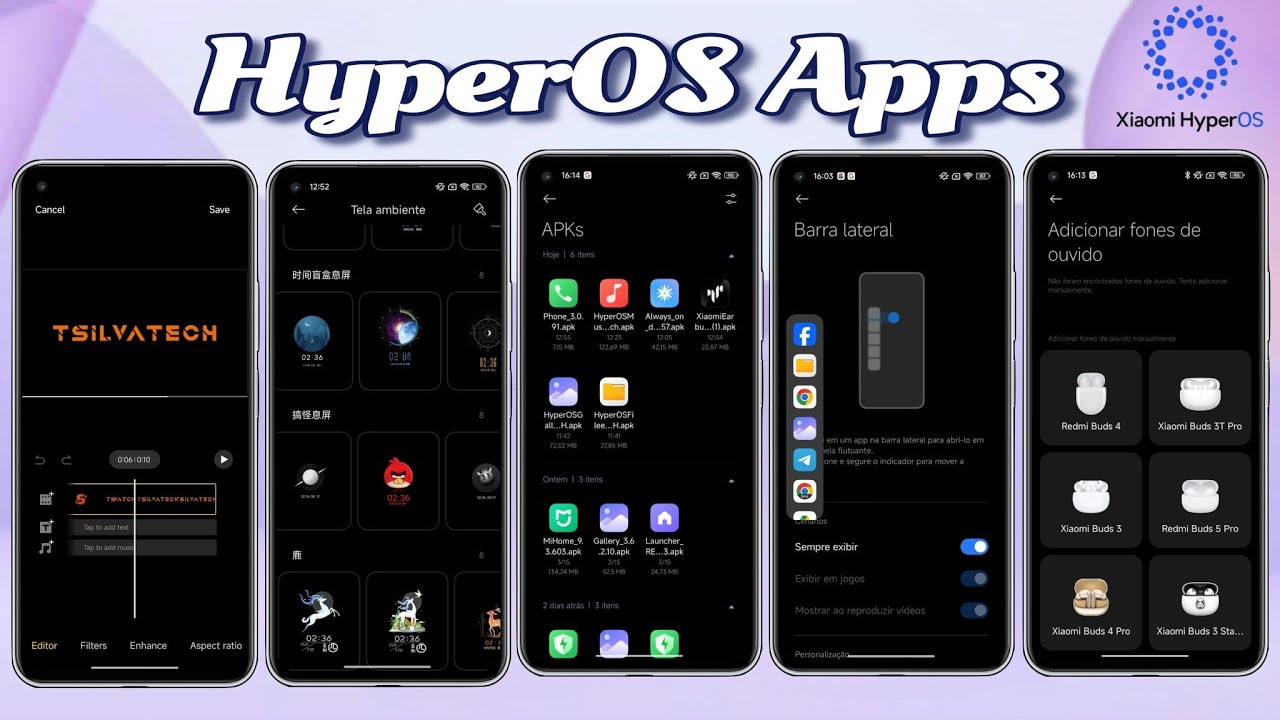 Já era Hora! 🔥 Xiaomi HyperOS Apps - Agora Sim - Um Caminhão de ...