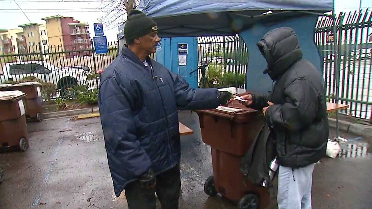 Homeless Storage Facility Gets New Location - YouTube