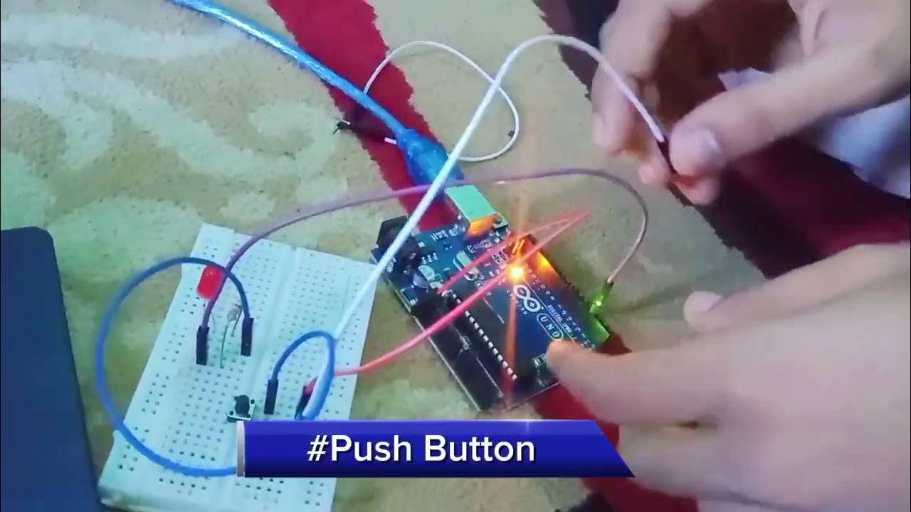Tutorial Rangkaian Arduino UNO: Lamp on, Lamp on/of, Push Button, dan Seven Segmen - YouTube