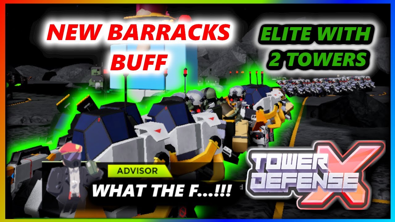 Elite Mode with NEW Buffed Barracks || Roblox TDX - YouTube