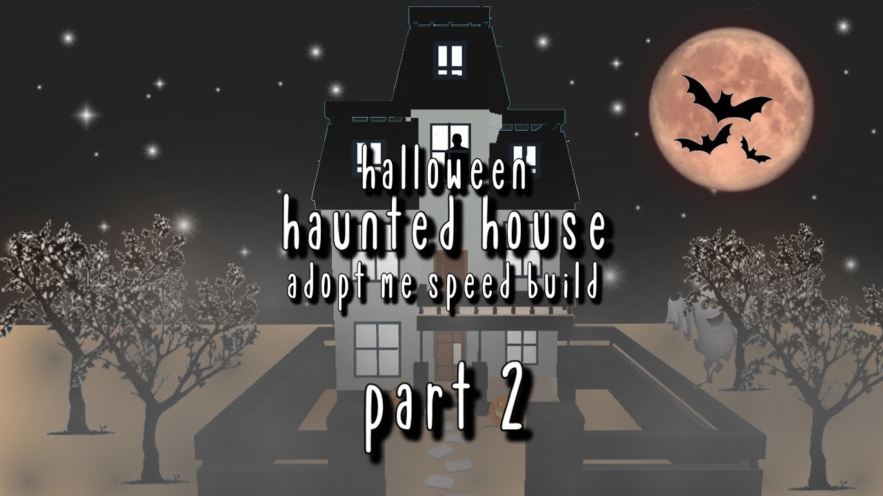 Halloween haunted house glitch build exterior (part 2) [adopt me roblox ...