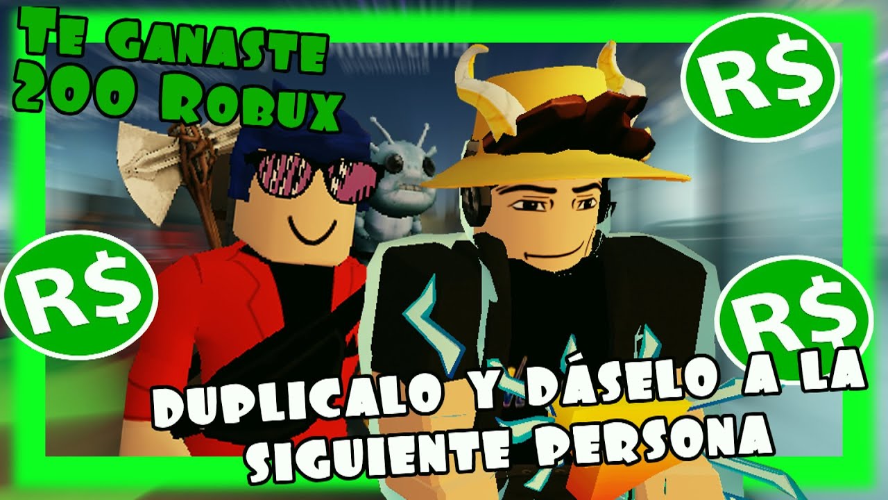 Asi fue el sorteo de los 200 ROBUX - YouTube