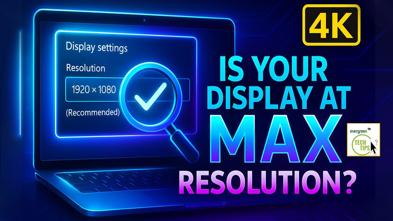 Find Your Monitor's BEST Resolution – Quick & Easy Guide! - YouTube
