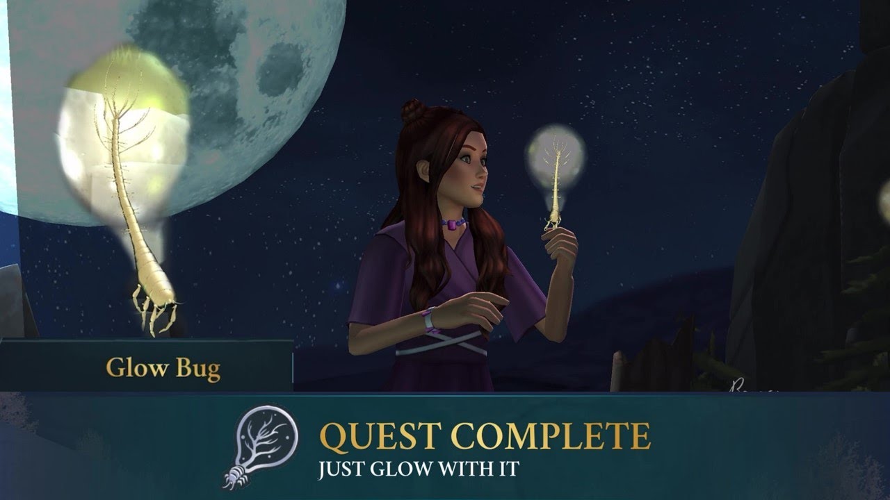 Glow Bug Just Glow With It Side Quest || Harry Potter: Hogwarts Mystery ...