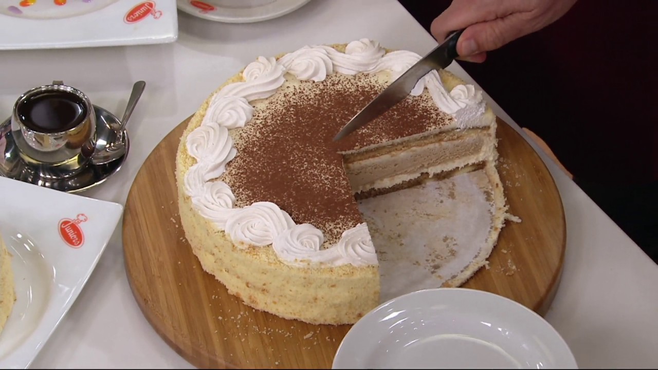 Junior's 5 lb. Tiramisu Cheesecake on QVC - YouTube